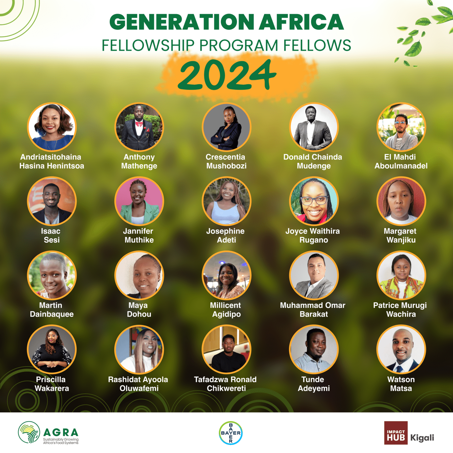 Generation Africa Fellowship Program 2024 – Impact Hub Kigali